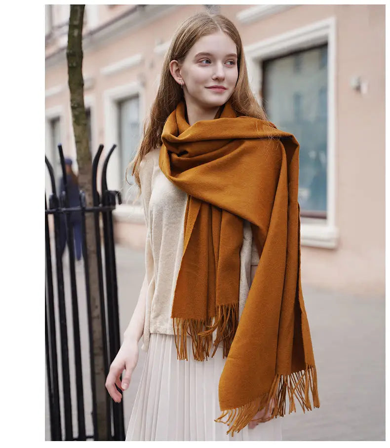 Premium Wool Stole – Sky Cashmere Pakistan